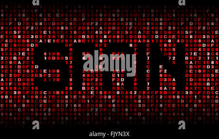 Spain text on hex code illustration Stock Photo - Alamy