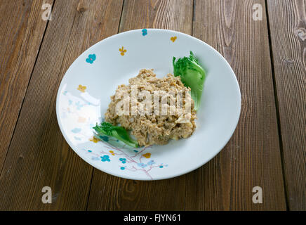 Matajibaro Cuban dish of pork and bananas Stock Photo - Alamy