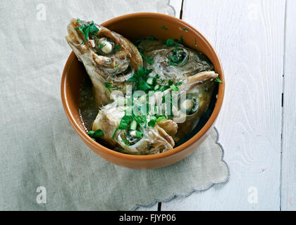 Crappit heid - traditional Scots fish course Stock Photo - Alamy