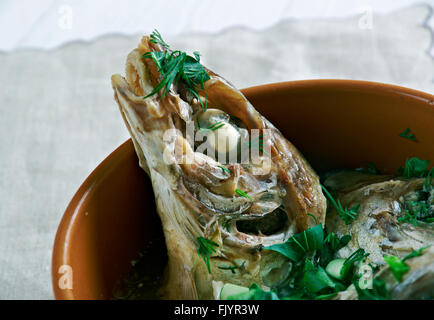Crappit heid - traditional Scots fish course Stock Photo - Alamy