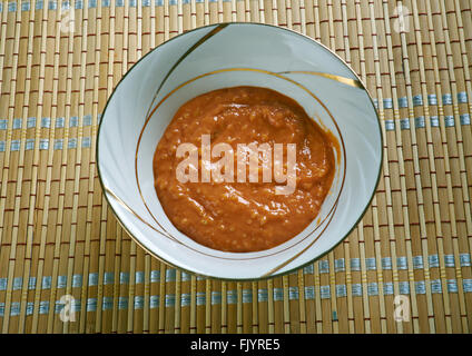 Llajua Bolivian Hot Sauce Stock Photo - Alamy