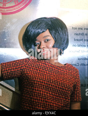 FELICE TAYLOR Afro-American singer in 1967. Photo: Tony Gale Stock ...