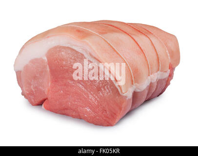 The isolated raw pork leg Stock Photo - Alamy