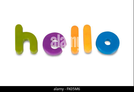 Hello and welcome symbol. Concept words Hello and welcome on beautiful ...