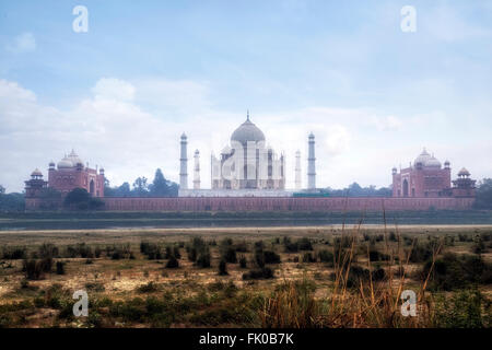 Taj Mahal (Crown of Palaces) in Agra, Uttar Pradesh, India Stock Photo ...