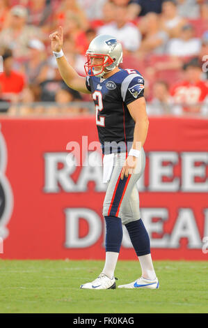 New England Patriots place kicker Andy Borregales (36) lines up the ...