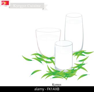 Traditional Central Asian (Kazakh, Kyrgyz, Uzbek) ornament element ...