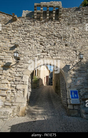 France, Vaucluse, the medieval village of Seguret, labelled Les Plus ...