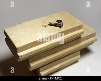 Copper-plated screw, broken when tightening Stock Photo - Alamy