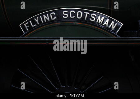 Flying Scotsman Nameplate Stock Photo - Alamy