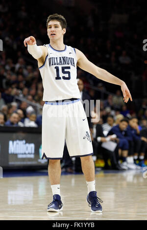 Philadelphia, Pennsylvania, USA. 5th Mar, 2016. Villanova Wildcats ...