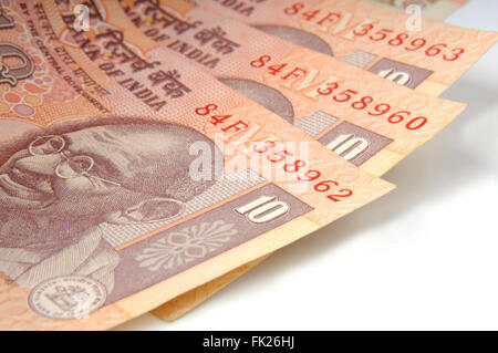 Indian 10 rupee paper currency new note front and back side design ...