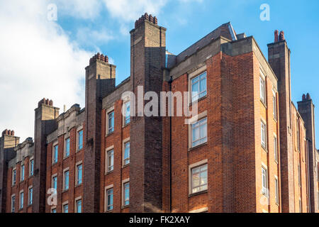 London Mansion Block Stock Photo - Alamy