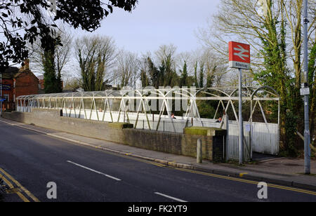 Billericay Essex UK - Billericay Railway Station bridge Stock Photo - Alamy