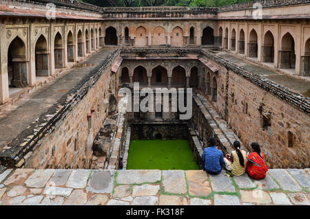 Rajaon ki Baoli, at Mehrauli Archaeological park, Delhi, India Stock ...
