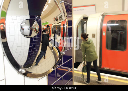 CCTV on the underground in London Britain Stock Photo: 33406961 - Alamy