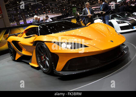 Apollo Arrow supercar at the Geneva Motor Show 2016 Stock Photo - Alamy