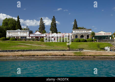 Historic buildings at Old Cromwell Town, Central Otago, South Island ...