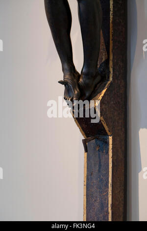 nailed feet, detail of sculpture of the Crucifixion of Jesus Christ Stock Photo - Alamy
