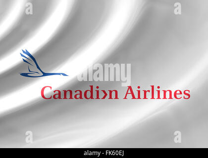 Canadian Airlines logo Stock Photo - Alamy