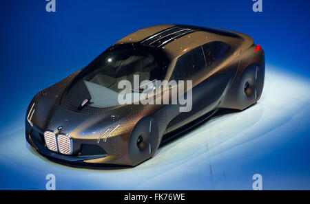 The concept 'BMW Vision Next 100' being presented in Munich, Germany, 7 ...