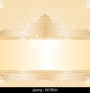gentle wedding pale peach invitation background design Stock Vector ...