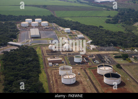 Terminal Petrobras in Ribeirao Preto - the background to the left ...