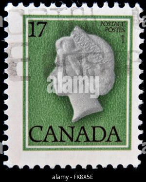 CANADA - CIRCA 1979: A stamp printed in Canada, depicts the Toy train ...