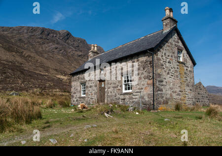 Coire Fionnaraich Bothy near Coulags Strath Carron Stock Photo - Alamy