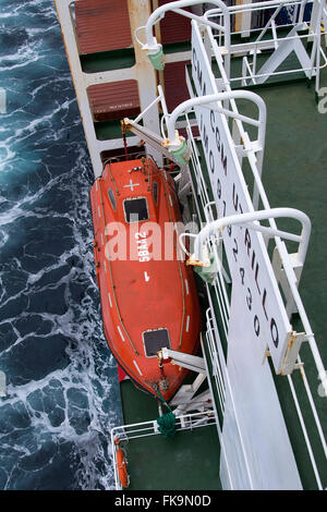 Ship lifesaving equipment, lifeboat Stock Photo - Alamy