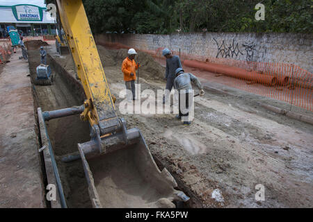 Construction of domestic sewage in the city - the network connection ...