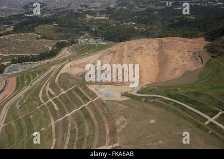 aerial view above landfill State of Veracruz Mexico Stock Photo - Alamy