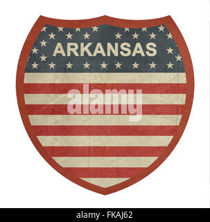 Arkansas Highway Sign Stock Photo - Alamy