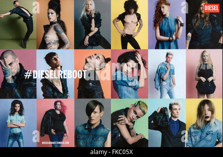 2010s UK Diesel Magazine Advert Stock Photo - Alamy