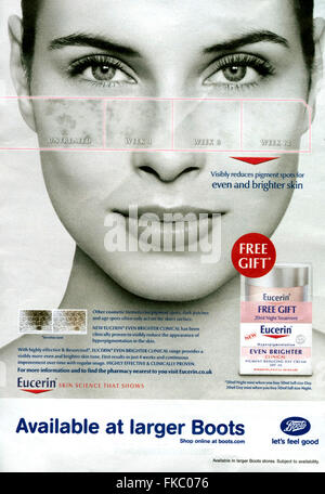 2010s UK Eucerin Magazine Advert Stock Photo - Alamy