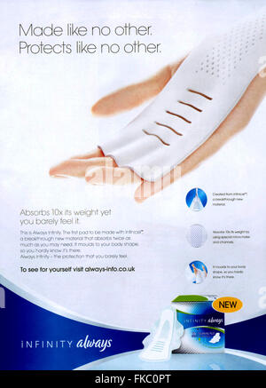 2010s UK Always Magazine Advert Stock Photo - Alamy