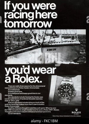 1960s USA Rolex Magazine Advert Stock Photo - Alamy