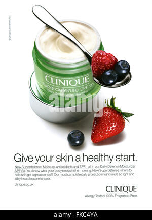 2010s UK Clinique Magazine Advert Stock Photo - Alamy