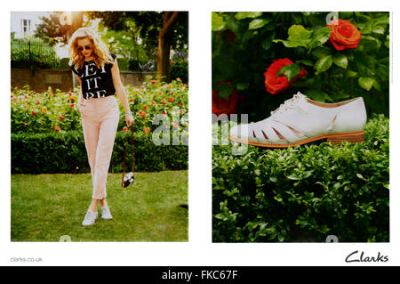 2010s UK Clarks Magazine Advert Stock Photo - Alamy