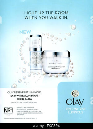 2010s UK Olay Magazine Advert Stock Photo - Alamy