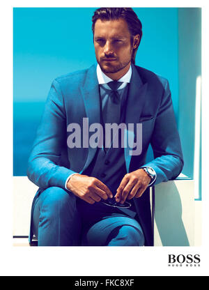 2010s UK Hugo Boss Magazine Advert Stock Photo - Alamy