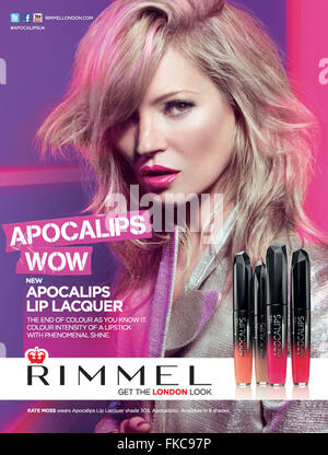 2010s UK Rimmel Magazine Advert Stock Photo - Alamy