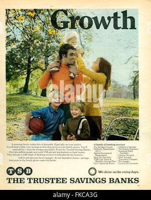 1970s UK TSB Magazine Advert Stock Photo - Alamy
