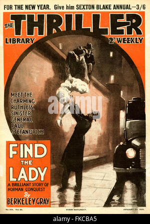 1930s UK Thriller Magazine Cover Stock Photo - Alamy