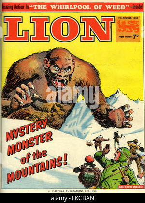 1960s UK Lion Comic Cover Stock Photo - Alamy