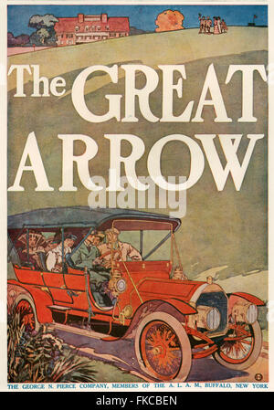 1910s USA Pierce Arrow Magazine Advert Stock Photo - Alamy