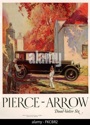 1920s USA Pierce-Arrow Magazine Advert Stock Photo - Alamy