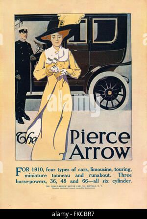 1910s USA Pierce-Arrow Magazine Advert Stock Photo - Alamy