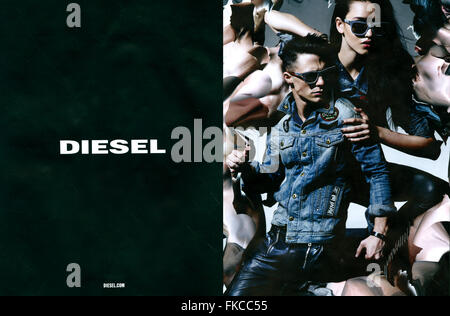 2010s UK Diesel Magazine Advert Stock Photo - Alamy