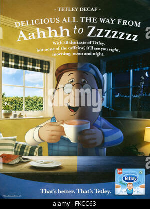 2010s UK Tetley Magazine Advert Stock Photo - Alamy